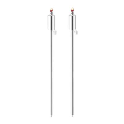 Garden Stainless Steel Cylinder Shape Torch (Set of 2) - Overstock ...
