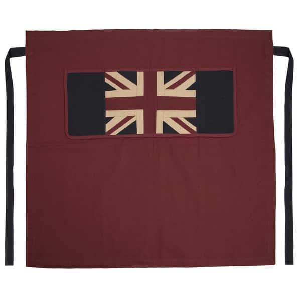 Union Jack Maroon BBQ Apron - Bed Bath & Beyond - 10493149