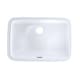 Toto 19" x 12-3/8" Rectangular Undermount Bathroom Sink with CeFiONtect ...