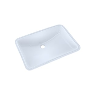 Toto 21-1/4" x 14-3/8" Large Rectangular Undermount Bathroom Sink with ...