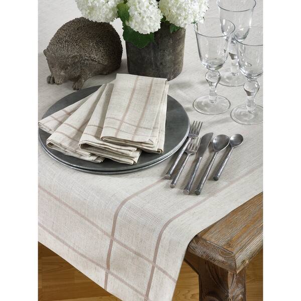 Drawn Work Border Design Tablecloth - Bed Bath & Beyond - 10509833