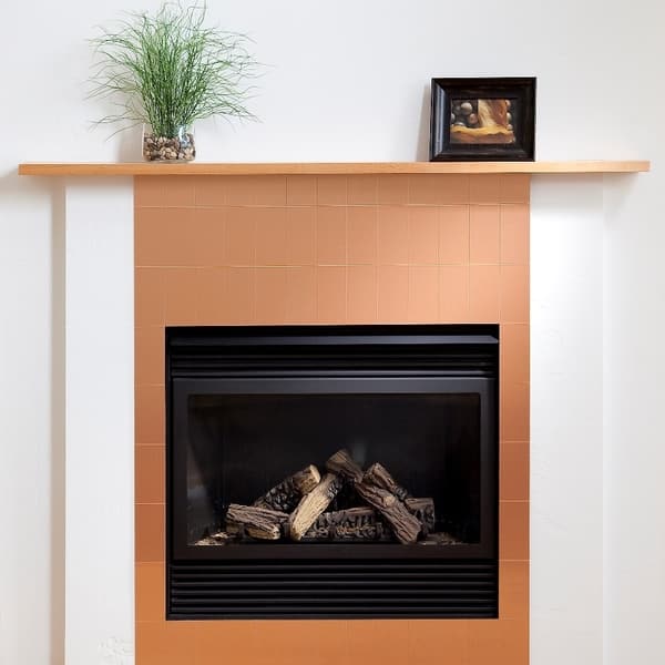 Aspect 3x6-inch Brushed Copper Long Grain Metal Tile (8-pack) - On Sale ...