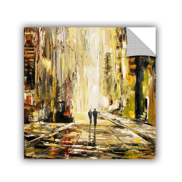 ArtAppealz Milen Tod 'Lover'S Lane' Removable Wall Art - Bed Bath & Beyond - 10520161