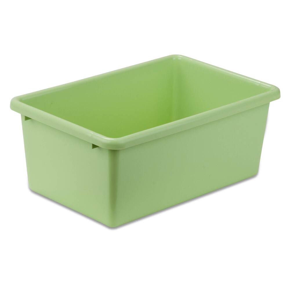 Honey-Can-Do Light Green Small Plastic Bin - Overstock - 10520919