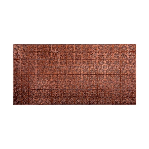 FASÄDE Traditional 1 4-foot x 8-foot PVC Wall Panel in Moonstone Copper ...