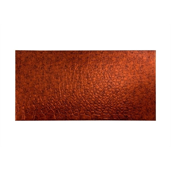 FASÄDE Cayman 4-foot x 8-foot PVC Wall Panel in Moonstone Copper - Bed ...