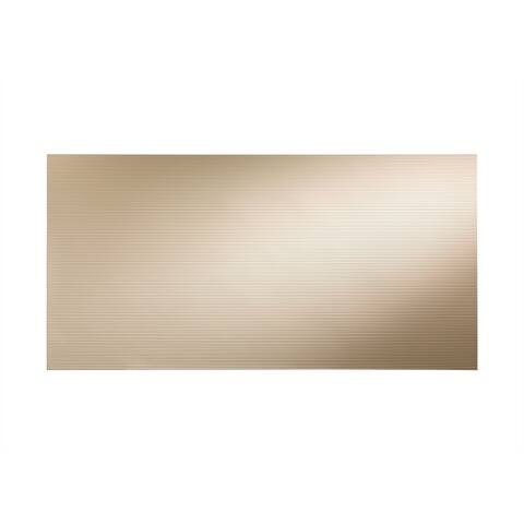 Fasade Rib Almond Wall Panel (4' x 8') - Overstock - 10532631