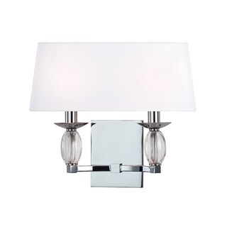 Hudson Valley Cameron 2-light Polished Chrome Wall Sconce - Bed Bath ...
