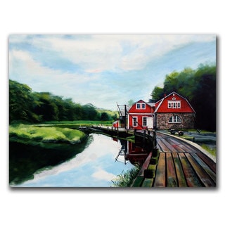 Coleen Proppe 'The Boathouse' Canvas Wall Art - Multi - Bed Bath ...