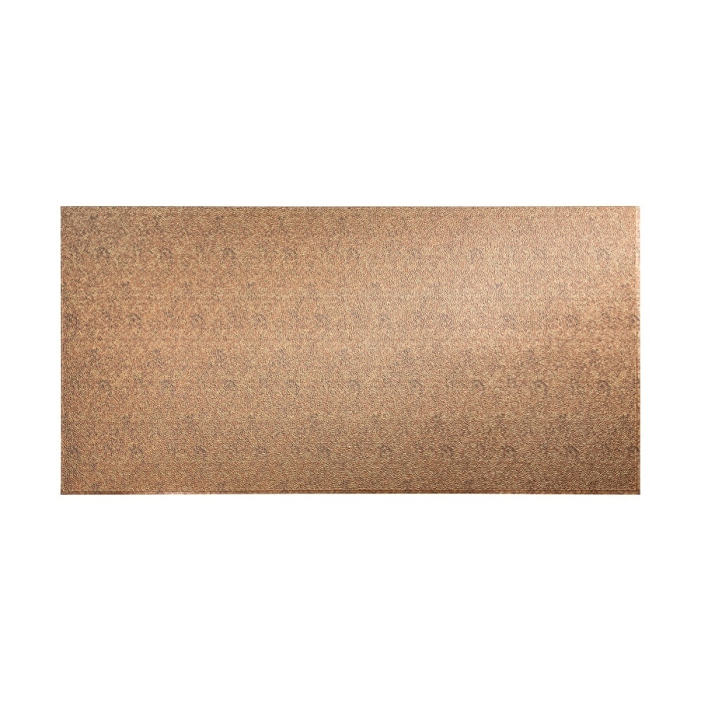 FASÄDE Rings 4-foot x 8-foot PVC Wall Panel in Polished Copper - Bed ...