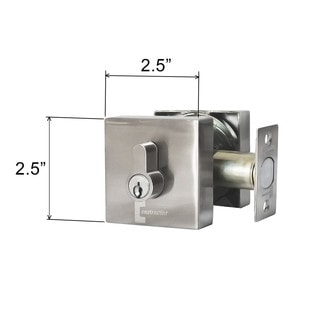 Guardian Deadbolt Door Double Cylinder Lock Set - Bed Bath & Beyond ...