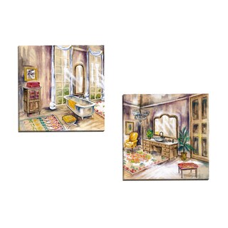 Portfolio Canvas Decor 'Luxe Bath Square I' Ruth Bush 16-inch x 16-inch ...