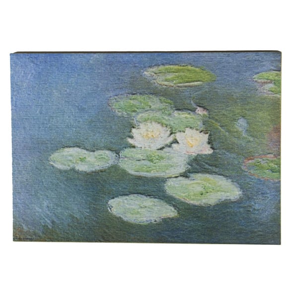 Claude Monet 'Water Lilies, Evening Effect' 3D Printed Art - Bed Bath ...
