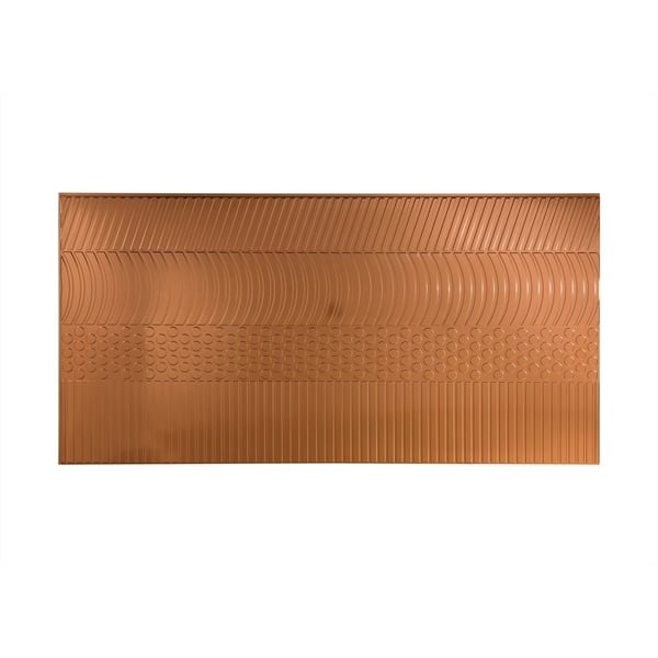 Fasade Nexus Polished Copper 4-foot x 8-foot Wall Panel - Bed Bath ...