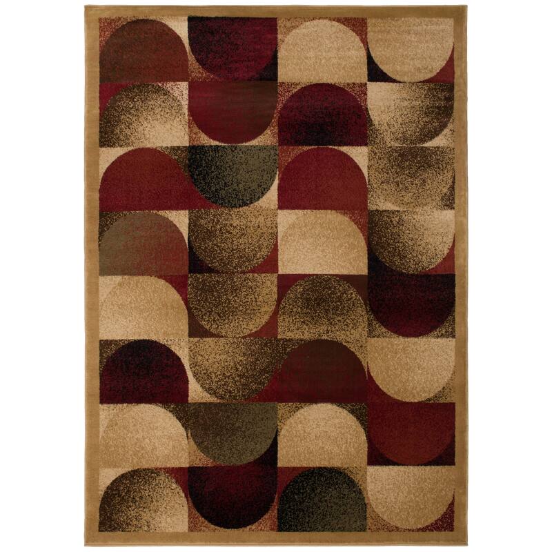 Mayberry City Waves Contemporary Area Rug - Overstock - 10543434