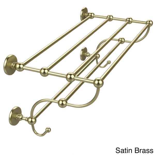 Allied Brass Prestige Skyline Collection 24-inch Train Rack Towel Shelf ...