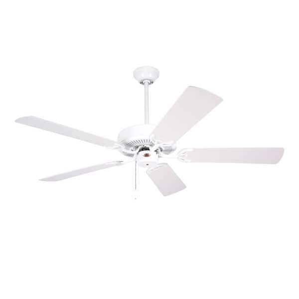 Emerson Builder 52-inch Appliance White Traditional Ceiling Fan with ...