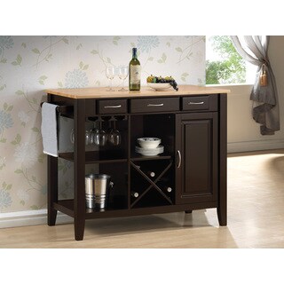 Coaster Company Butcher Block Countertop Kitchen Island - Bed Bath ...