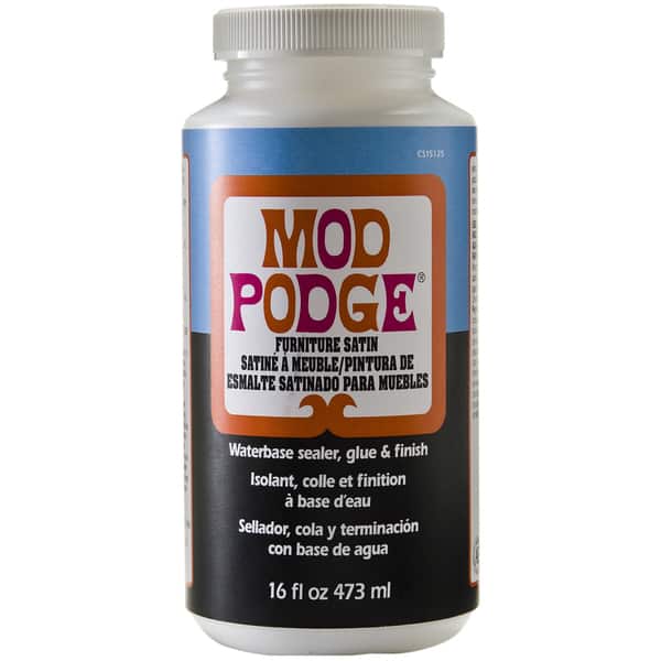 Mod Podge Furniture Satin Finish16oz - Bed Bath & Beyond - 10556071