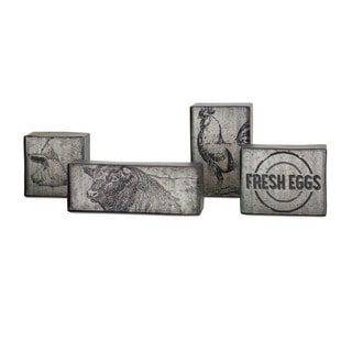 Ella Elaine Metal Decorative Plaques (Set of 4) - Bed Bath & Beyond ...
