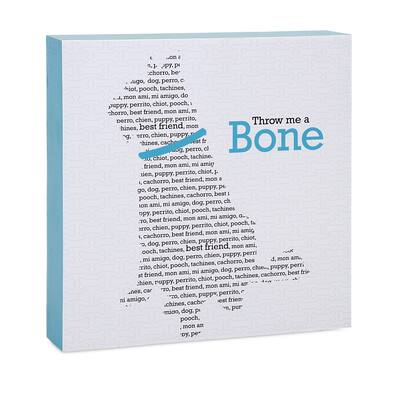 Throw Me A Bone Wall Decor - Overstock - 10559695