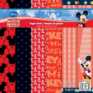 Disney Paper Pack 12inX12in 12 SheetsMickey - Bed Bath & Beyond - 10561829