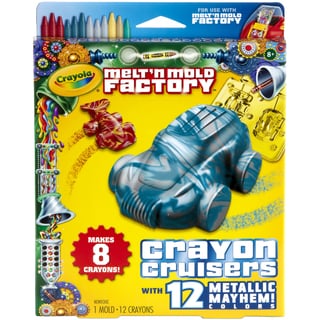Crayola Melt 'n Mold Factory KitCrayon Cruisers Metallic Mayhem - Bed ...