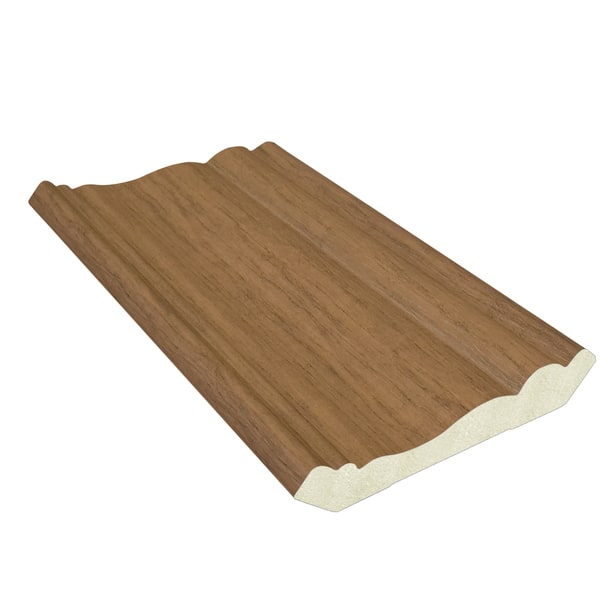 Upscale Designs 72-inch Polystyrene Brown Crown Moulding (10 panels ...