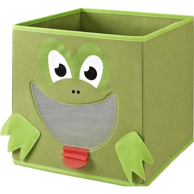 Systembuild Evolution Fabric Frog Storage Bin - Overstock - 10574194