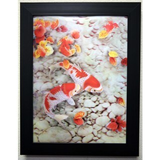 Koi Fish Pawn Framed 3D Wall Art - Bed Bath & Beyond - 10576214