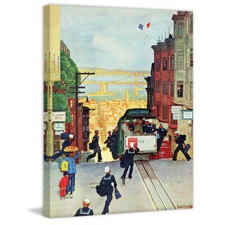 Marmont Hill - Handmade San Francisco Cable Car Painting Print on ...