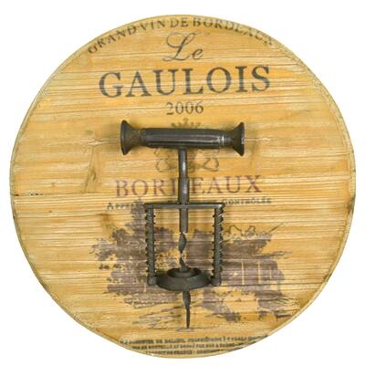 Stratton Home Decor Wine Corkscrew Wall Decor - Overstock - 10586347