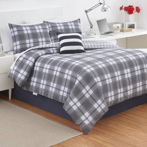 Izod Fairfax Plaid Comforter Set - Overstock - 10590533