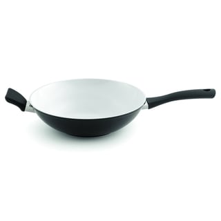 Eclipse Black and White 11-inch Wok Pan - Bed Bath & Beyond - 10594181