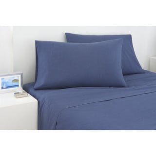 Izod Cross Dyed Sheet Set - Bed Bath & Beyond - 10594243
