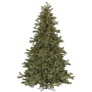9' x 74" Frasier Fir Tree with 1200 Clear Dura-Lit Lights - 9' x 74 ...