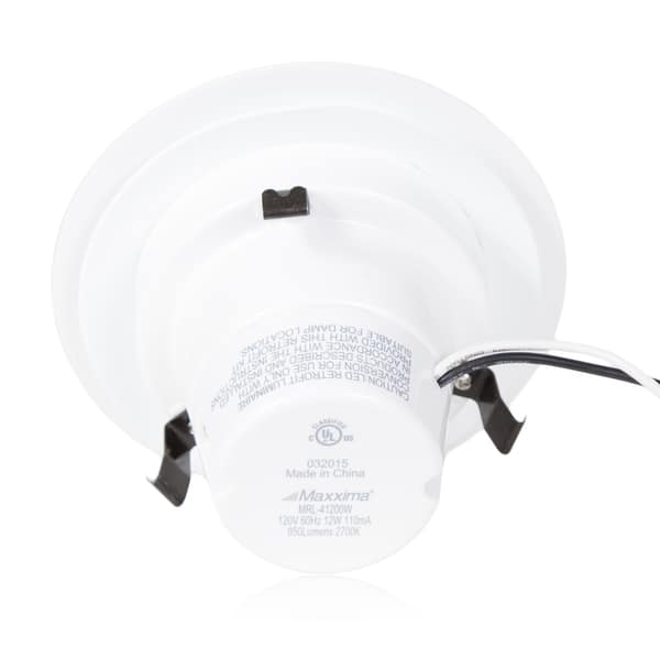 Maxxima 4-inch Dimmable LED Retrofit Downlight, 2700K Warm White, 850 ...