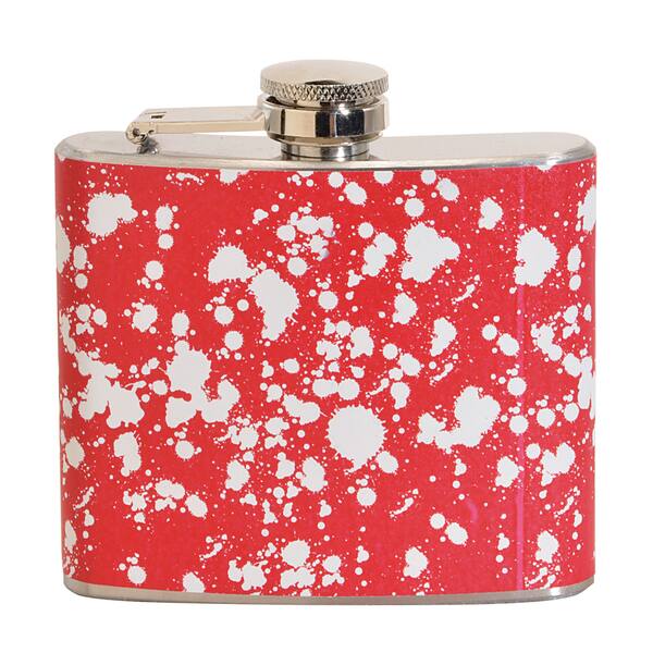 White Paint Fun 5-ounce Red Party Flask - Bed Bath & Beyond - 10605789