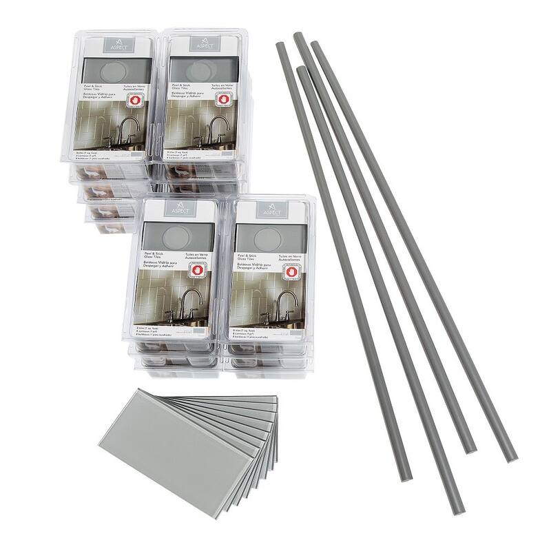 Aspect 3x6-inch Steel Decorative Wall 15-Square Foot Kit - Overstock ...