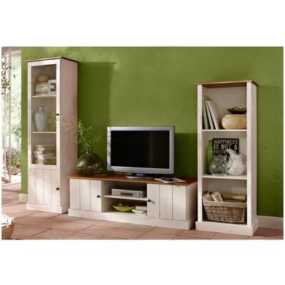 Scandinavian Lifestyle Chicago Solid Pine Wood Lowboard - Overstock - 10611928