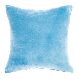 Velvet Ice Blue Pillow - Bed Bath & Beyond - 10612207