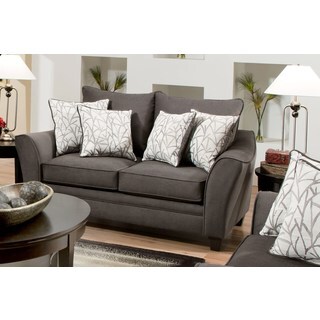 LYKE Home Evan Flannel Seal Loveseat - Bed Bath & Beyond - 10613694
