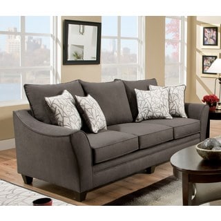 LYKE Home Evan Flannel Seal Sofa - Bed Bath & Beyond - 10613695