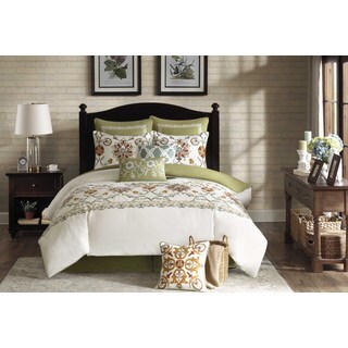 Harbor House Arabesque Ivory 4-Piece Cotton Comforter Set - Bed Bath ...