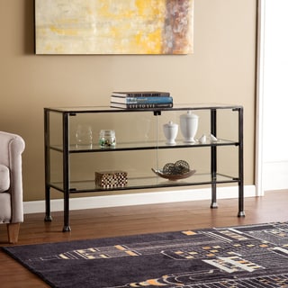 SEI Furniture Glenn Terrarium Display Curio/Sofa/ Console Table - Bed ...
