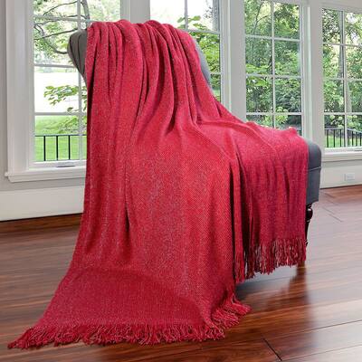 Bedford Cottage Shimmer Collection Throw - Overstock - 10639012