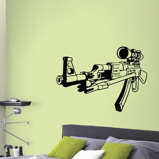 Sniper AK-47 Rifle Vinyl Wall Art Decal Sticker - Bed Bath & Beyond ...