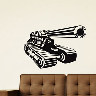 Military Tank Vinyl Wall Art Decal Sticker - Bed Bath & Beyond - 10642697