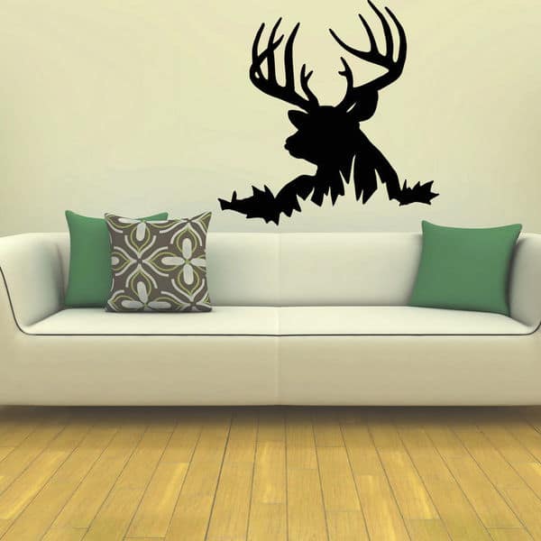 Hunting Deer Rack Vinyl Wall Art Decal Sticker - Bed Bath & Beyond ...