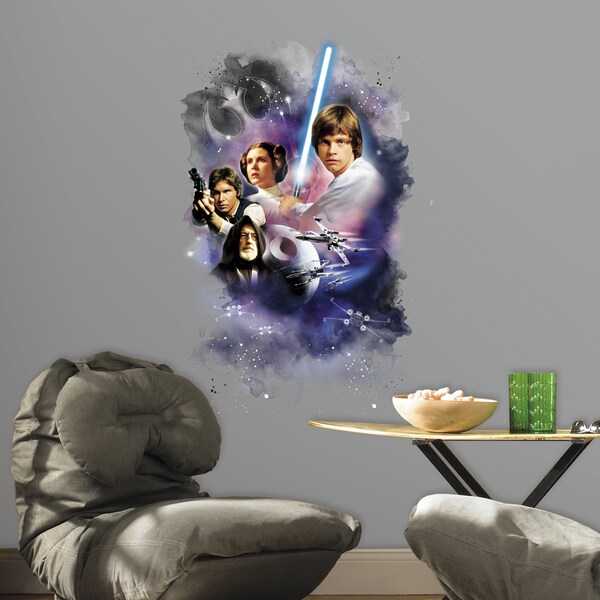 RoomMates Star Wars Classic Mega Large Wall Decal Bed Bath Beyond 10648437